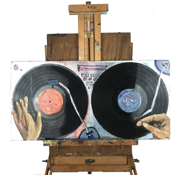 Turntable Painting – DESAI DESIGNS